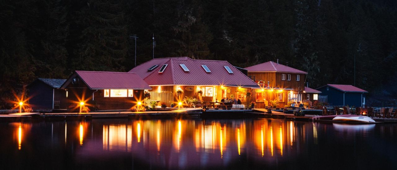 Nimmo Bay Wilderness Resort in British Columbia, Canada