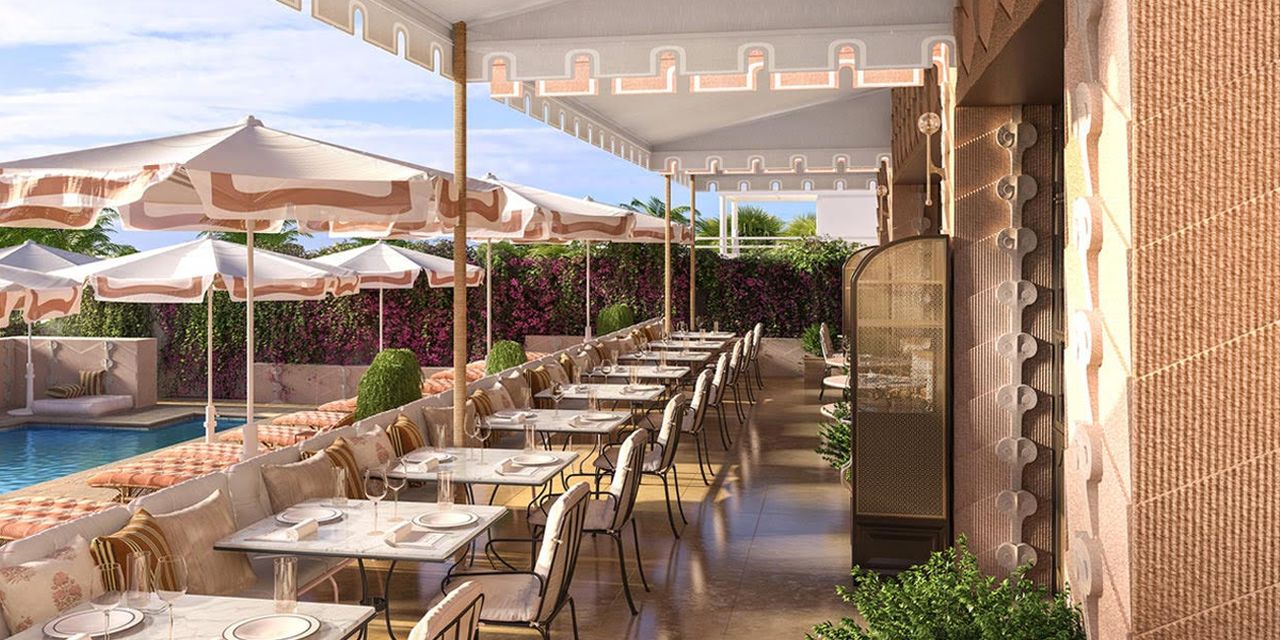 Sunset Tower Hotel in Beverly Hills, California